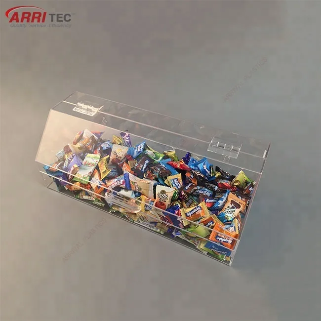 Retail Shop Display Box Food Container Wall Mounted Acrylic Box For A ...