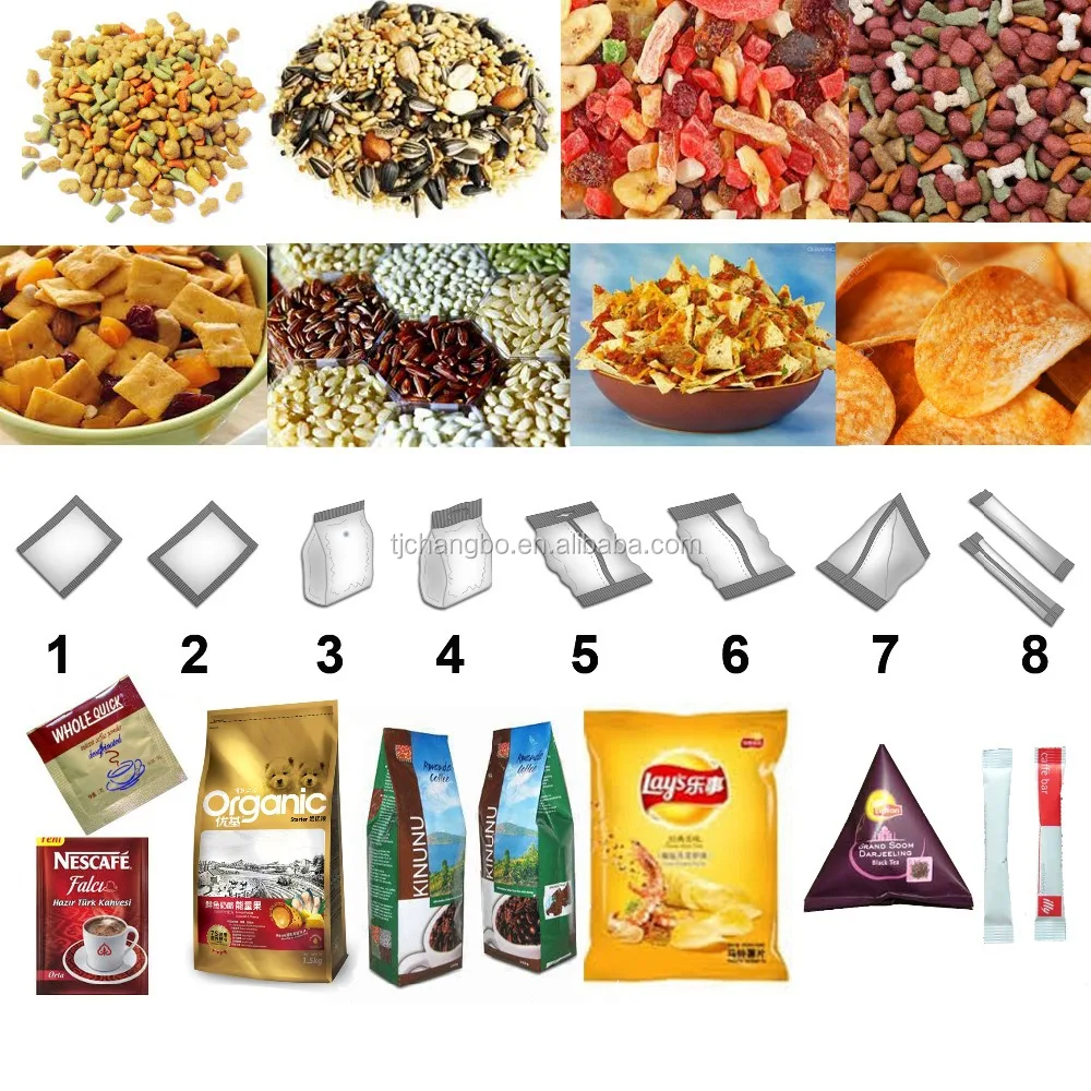 Automatic Green Bean/Coffee Beans/Chocolate Beans packing machine in ...