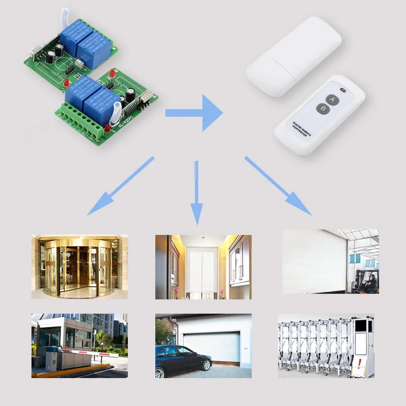 Super-heterodyne Wireless Rf 433 Receiver Kl-rf211a - Buy Rf 433 ...