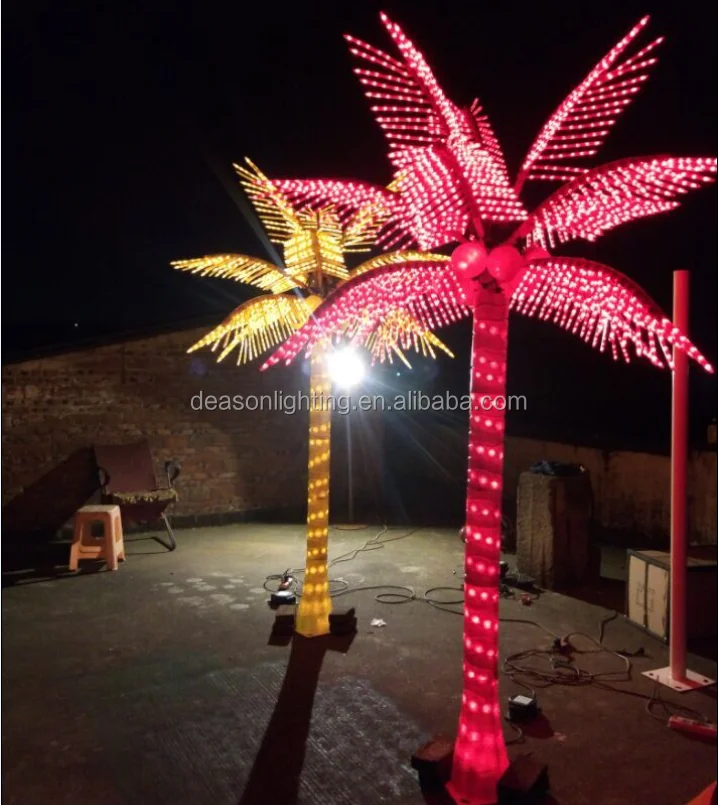 Palmera Decorativa Para Interior Y Exterior,Iluminada - Buy Led De ...