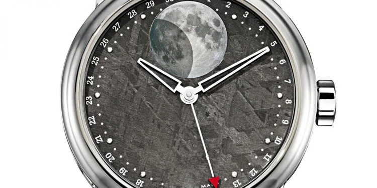 Luxury Wrist Watches Stainless Steel Custom Brand Men Moon Phase Dial ...