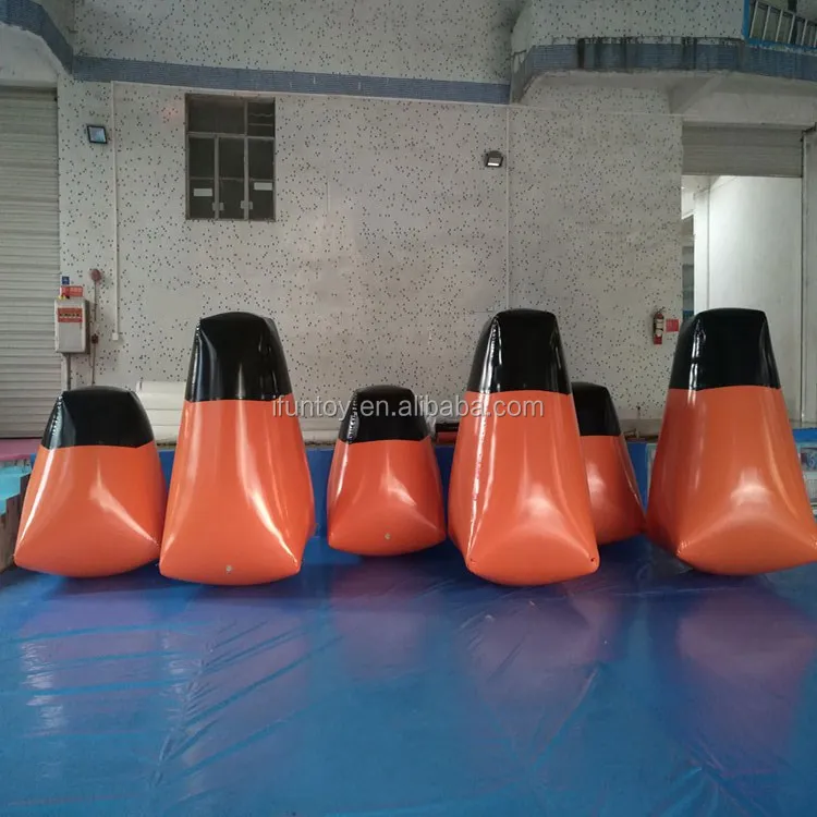 Cheap Inflatable Oil Drum Bunker/inflatable Cylinder Paintball Bunker ...