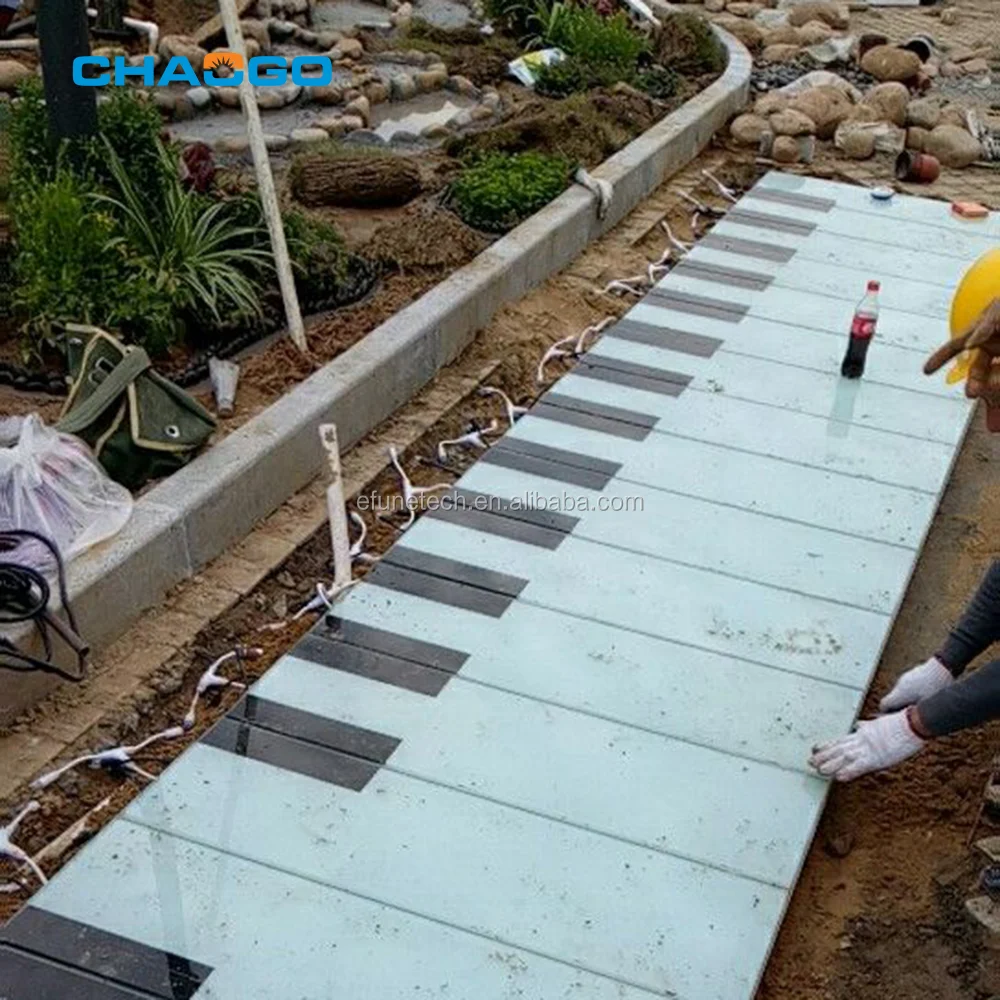 Interactive Floor Piano - Fascinating Giant LED Keyboard