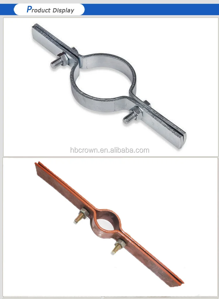 High Quality Galvanized Riser Pipe Clamps for Construction