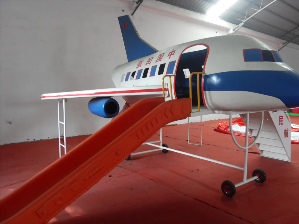 2018 New Design Fiberglass Civil Aviation Airplane Playground Water ...