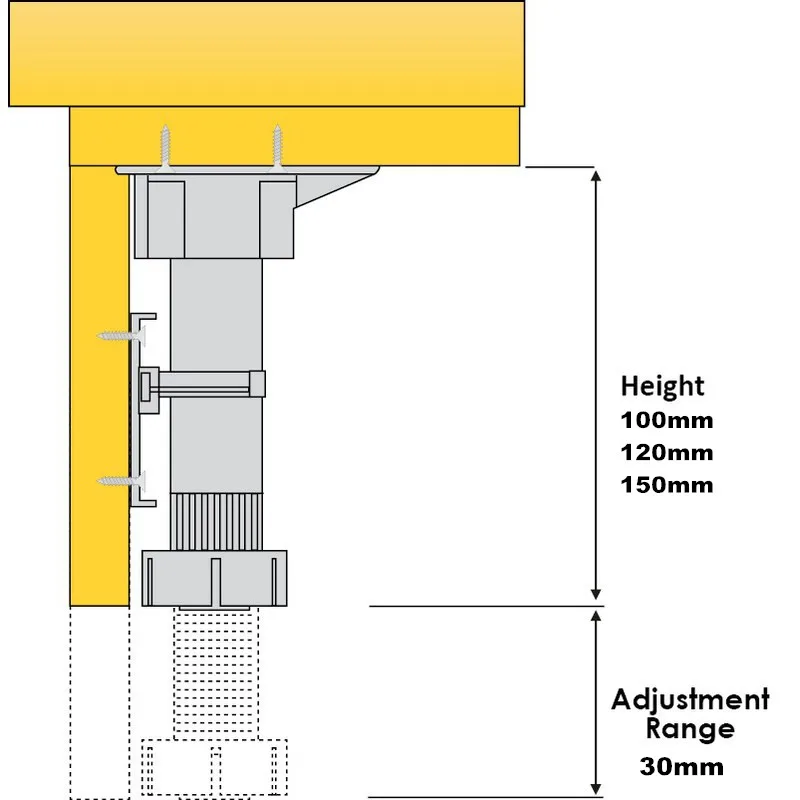 Plastic Adjustable Table Legs Wholesale For Kitchen - Buy Adjustable ...