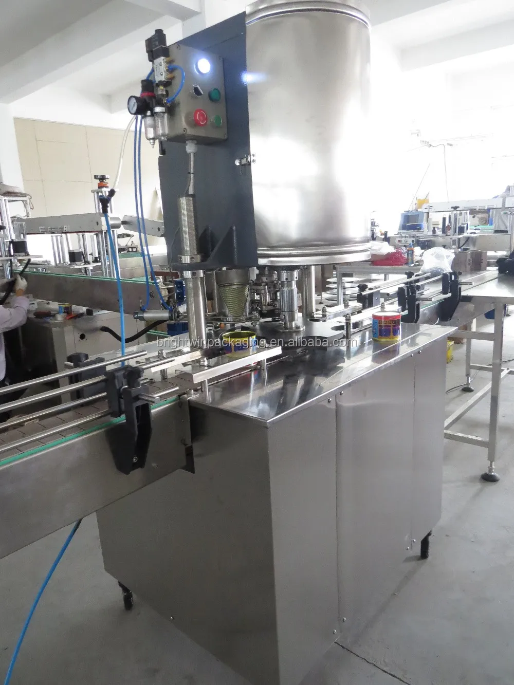 Automatic Tuna Canned Filling And Sealing Machine Fish Filling Sealing ...