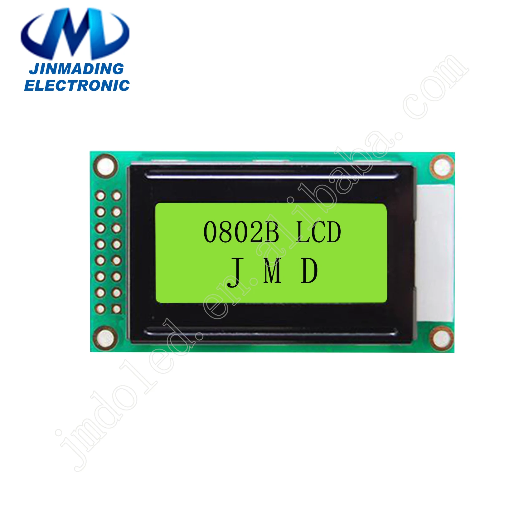 Jmd 0802b 8x2 Character Lcd Module Display Yellow Green Screen 5v Lcd ...