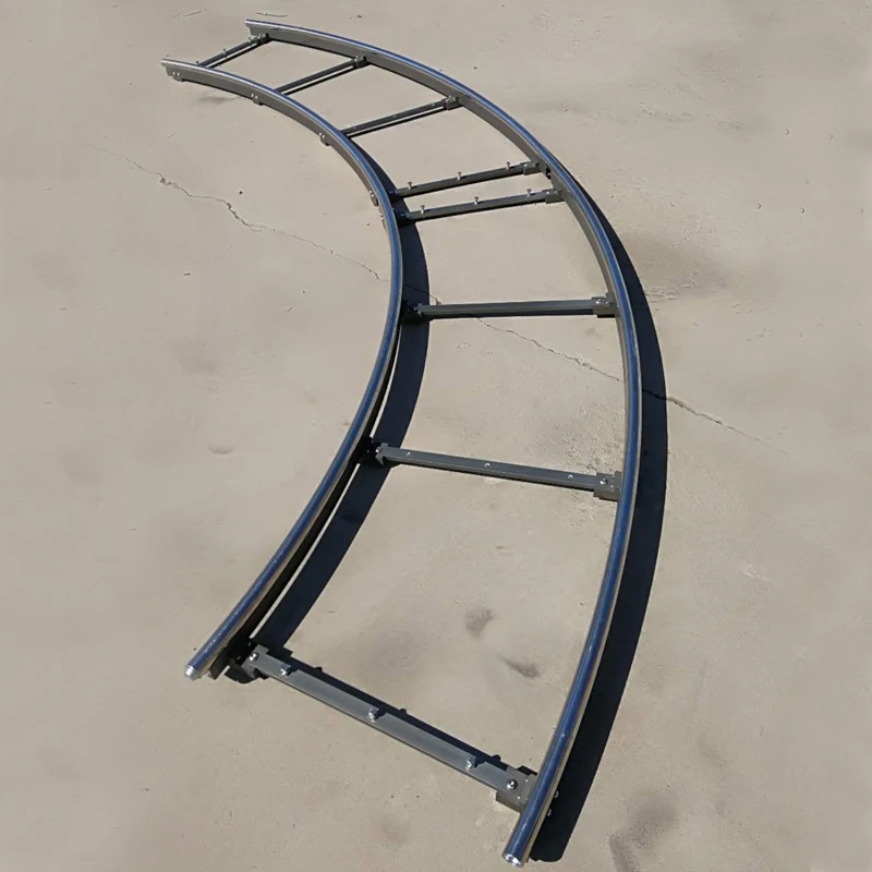 Oxidized Stainless Steel Dolly Track - Curved Use 8pcs