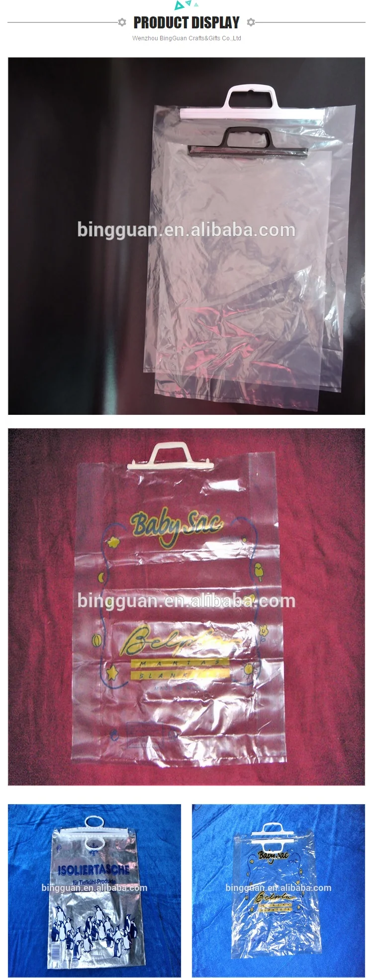 High Quality Pe Plastic Hanging Hook Bag For Package - Buy Plastic ...