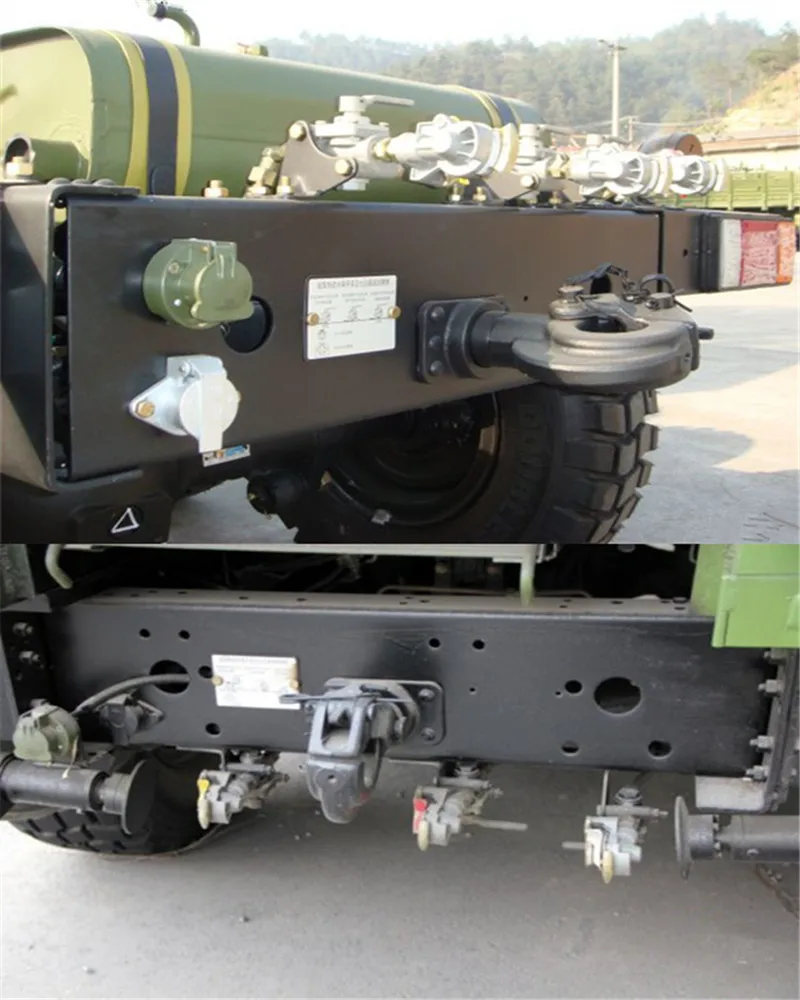 Huayu Manufacturer Tipper Drawbar Full Trailer With Turntable - Buy ...