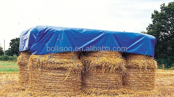 Premium Quality Round Bale Hay Tarp Cover,18' X 54' Heavy Duty Hay Tarp ...