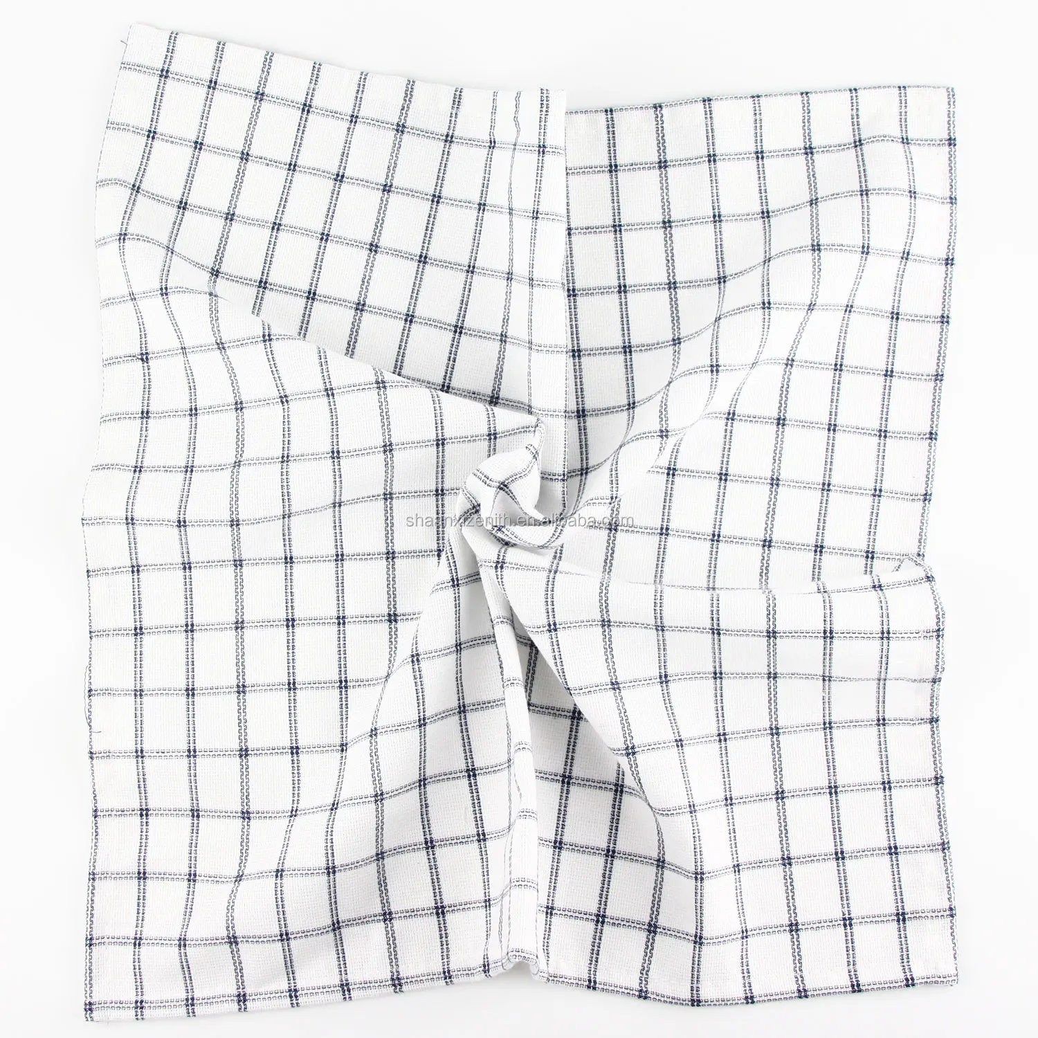 Custom Yarn-dyed Checkered Striped Kitchen Hand Towels Cleaning Cloth ...