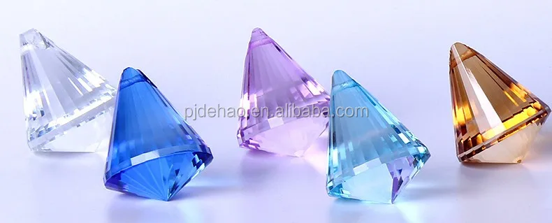 Factory Direct Supply 30mm 40mm Seven Color Crystal Ball Crystal Drop ...