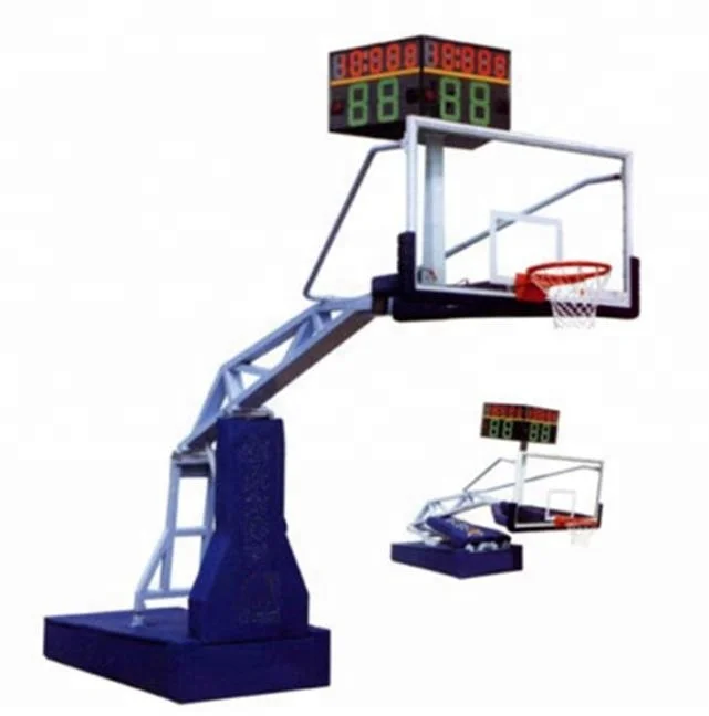 Portable Adjustable Indoor Manual Hydraulic Basketball Stand