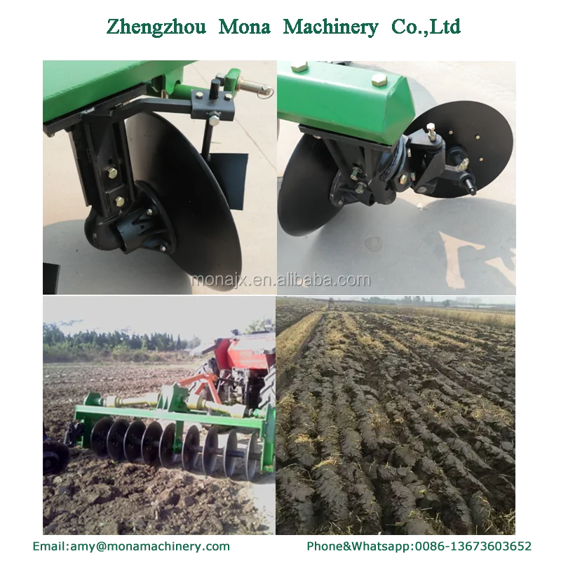 Agricultural Equipment Two Way Disc Plough For Walking Tractor - Buy ...