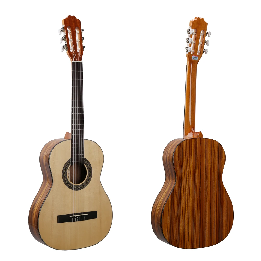 36 Inch Solid Wood Classic Guitar With High-gloss Wood Lngman Spruce ...