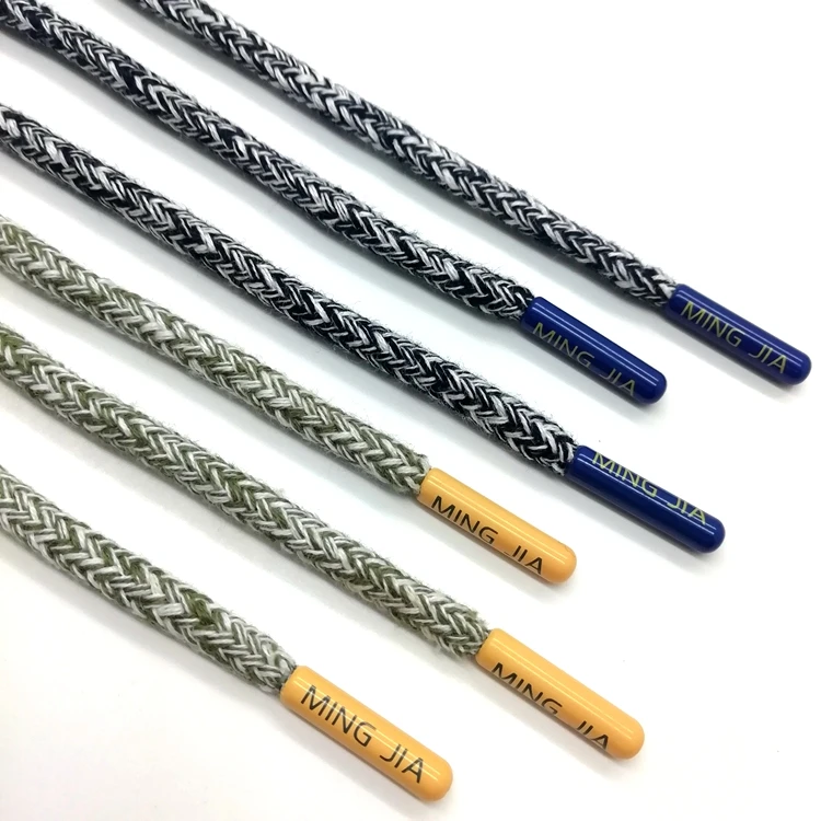 Custom Metal Aglet Drawcord Hoodie Drawstring Print Logo