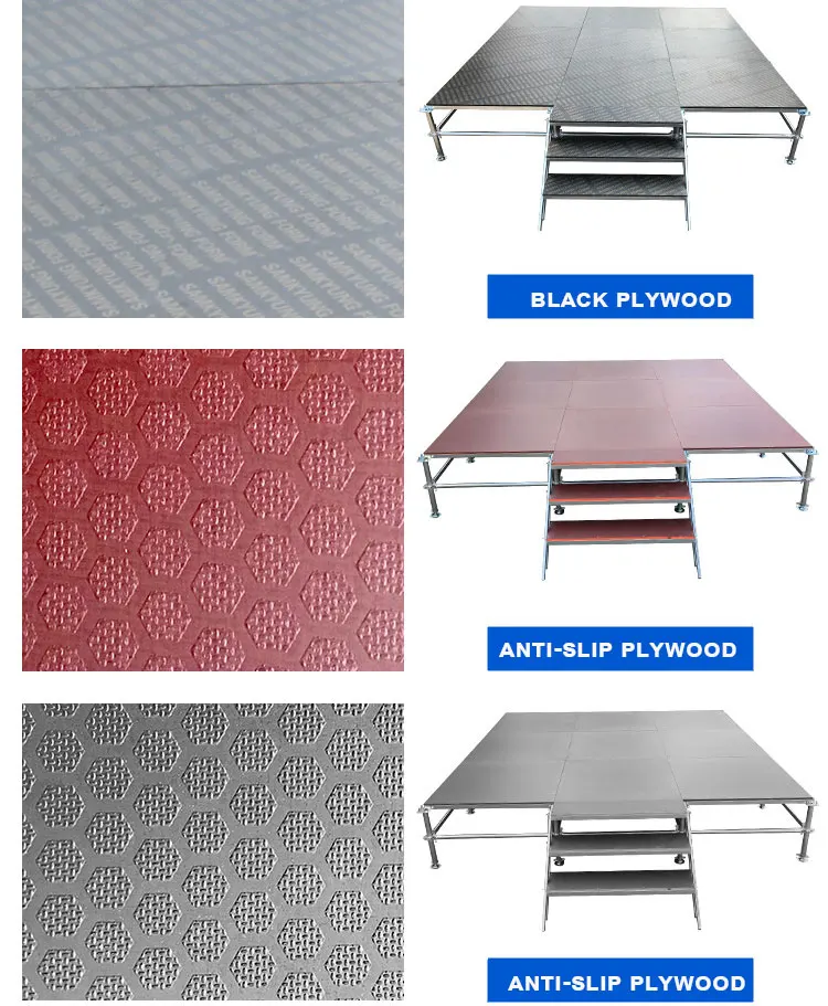 Shanghai Best 4x4 Black Layer Stage for Event - Durable & Stylish