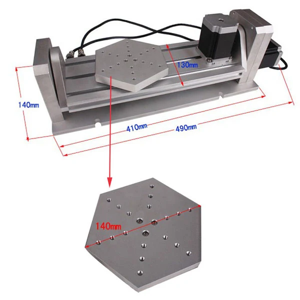 High Performance Desktop CNC HY-3040 5 Axis Machine