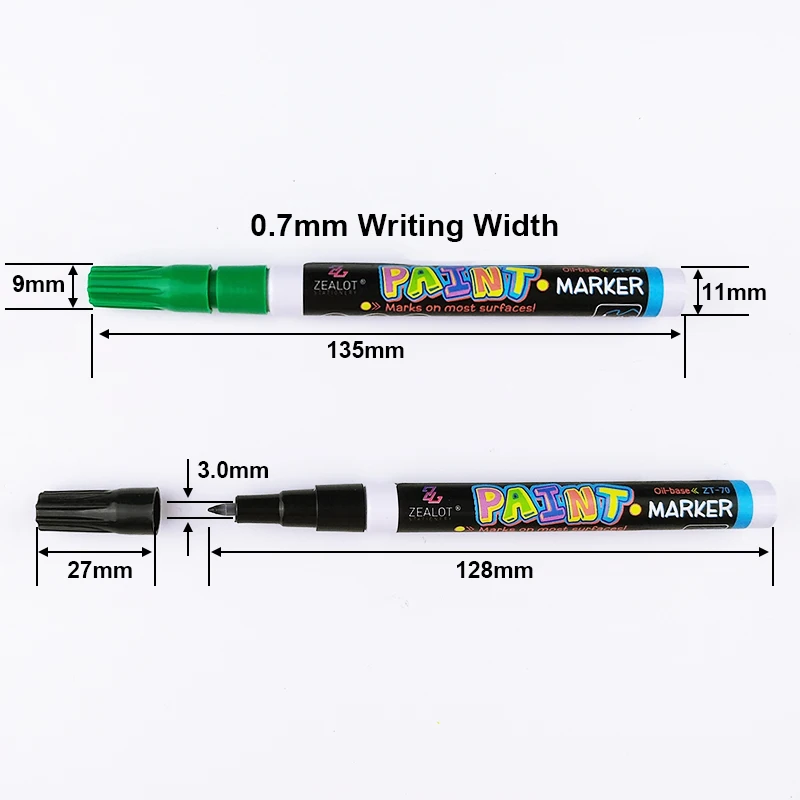 Certified Safety - ZEALOT Paint Markers for Kids & Adults