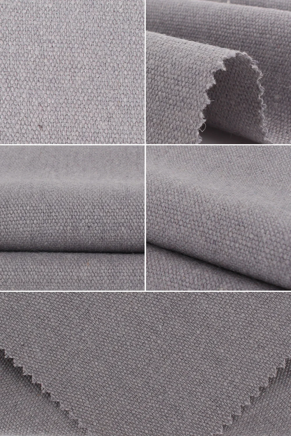 Semi Grey Worsted Wool Nylon Woven Fabric For Overcoat - Buy Grey Nylon ...