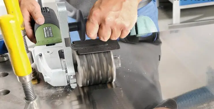 Flat Surface Burnishing Polisher Stainless Steel Brushless Drum Sander ...