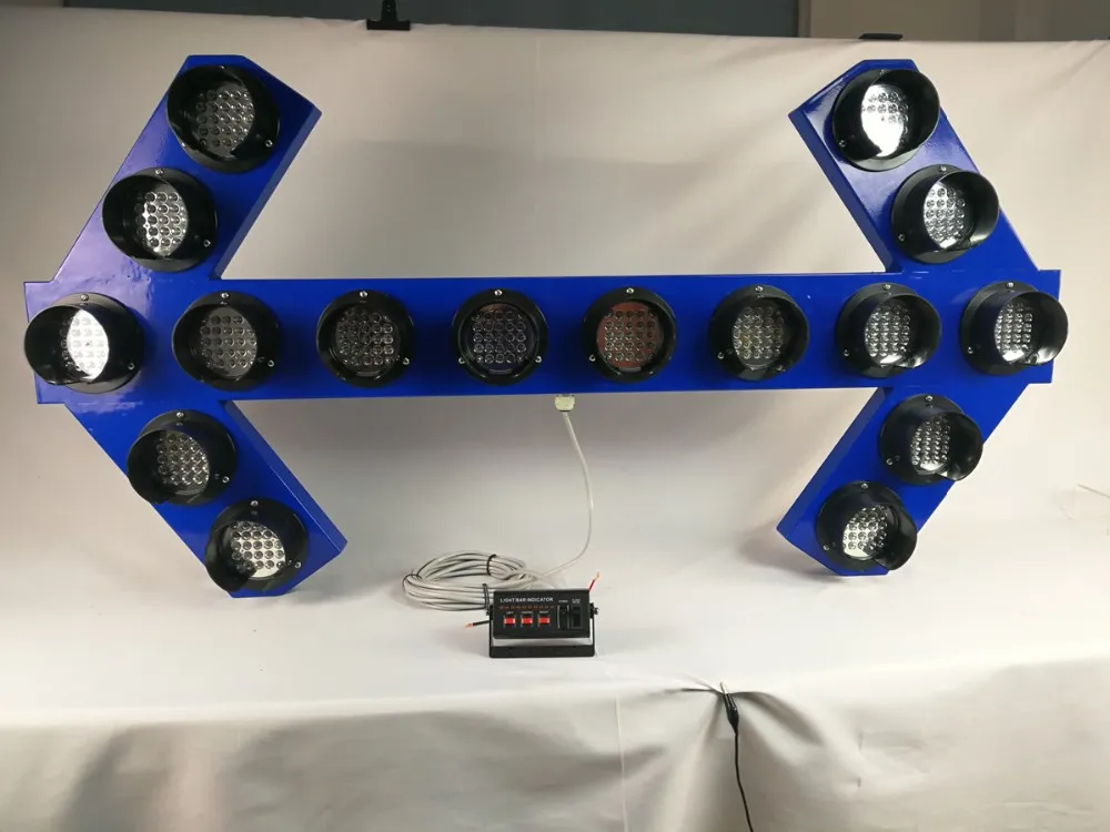 Surface Mount Arrow Amber Traffic Advisor LED Warning Light Bar