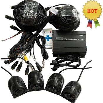 Car Top View Camera System Aerial Around Bird View 360 Degree Camera ...