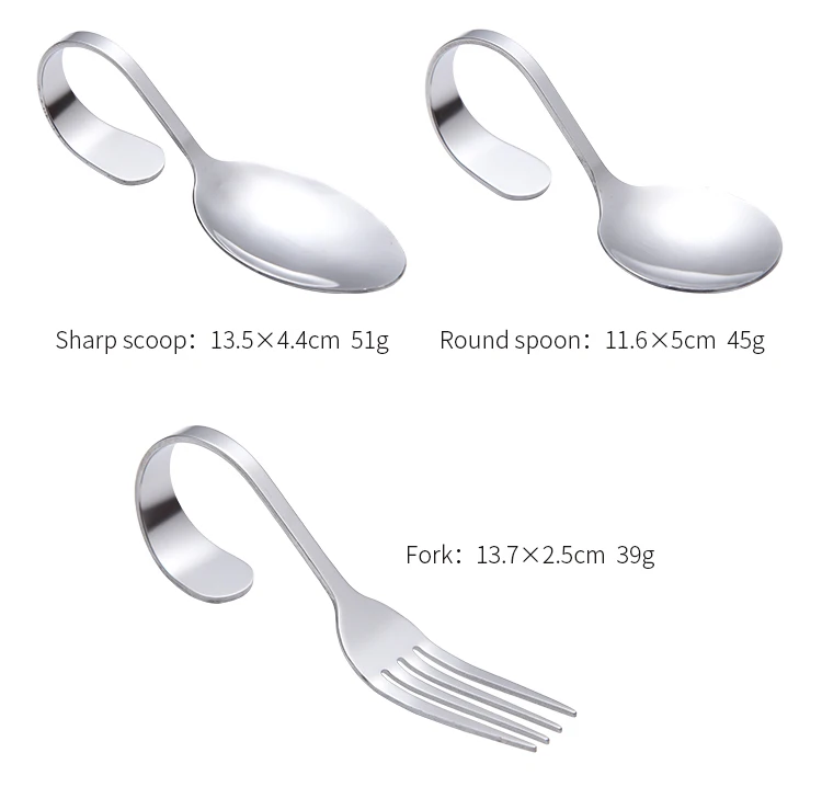 Stainless Steel Appetizer Bent Handle Coffee Spoon