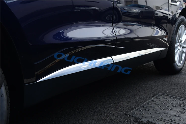 6pcs For Jaguar F-pace X761 F Pace Abs Chrome Car Side Door Body ...