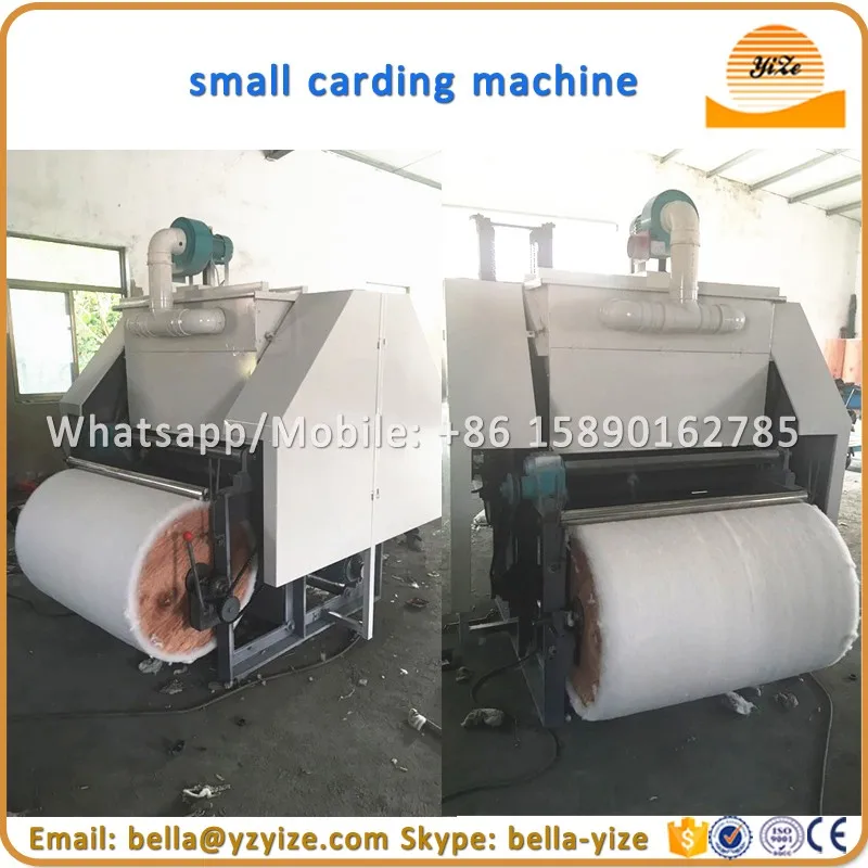 Small Wool Carding Machine For Cotton Fiber Hackling Machine Price ...
