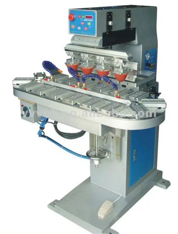 Automatic 4 Color Pad Printing Machine Mouse Pad Printing Machine ...