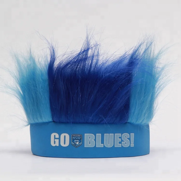 Custom World Soccer Cups Nation Flag Color Fans Wigs Cheerleading Party ...