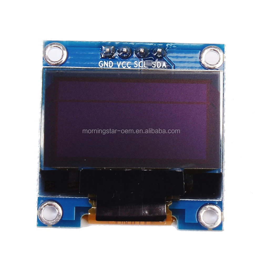 0.96 Inch Iic Serial Yellow Blue Oled Display Module 128x64 I2c Ssd1306 ...