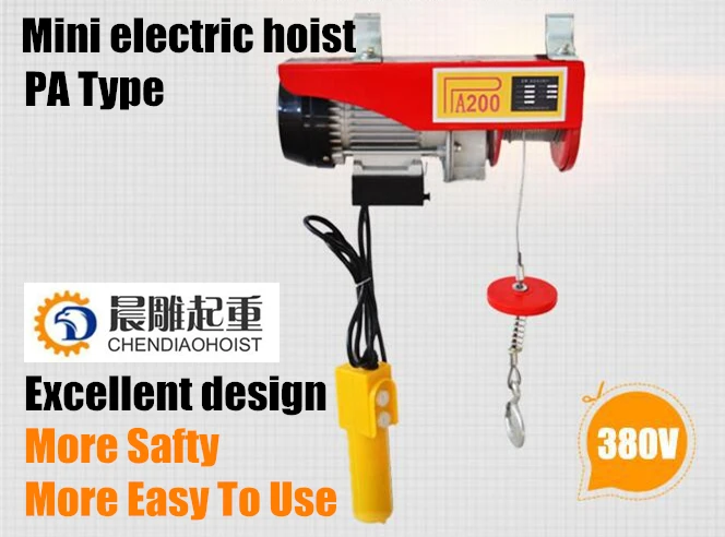 Cheap Small Wireless Remote Control Mini Chain Electric Hoist 12v 12 ...