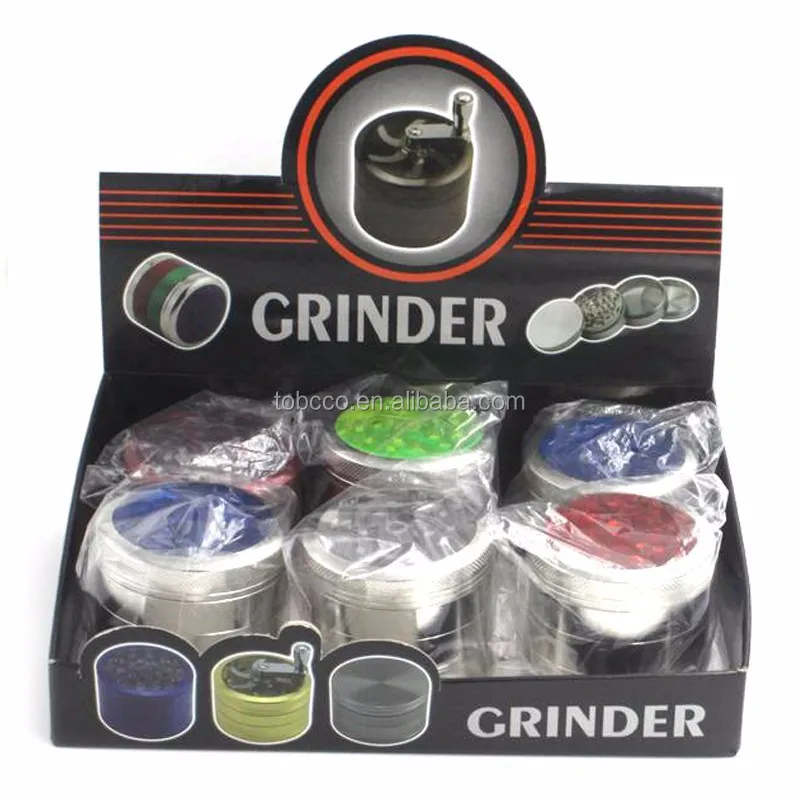 Sharp Teeth Manual Grinder Weed Assorted Transparent 40mm Mini Grinder ...
