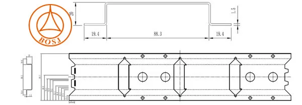 MSFD VCD HVAC Fire Damper Shutter Blade Duct Frame Roll Forming Machine ...