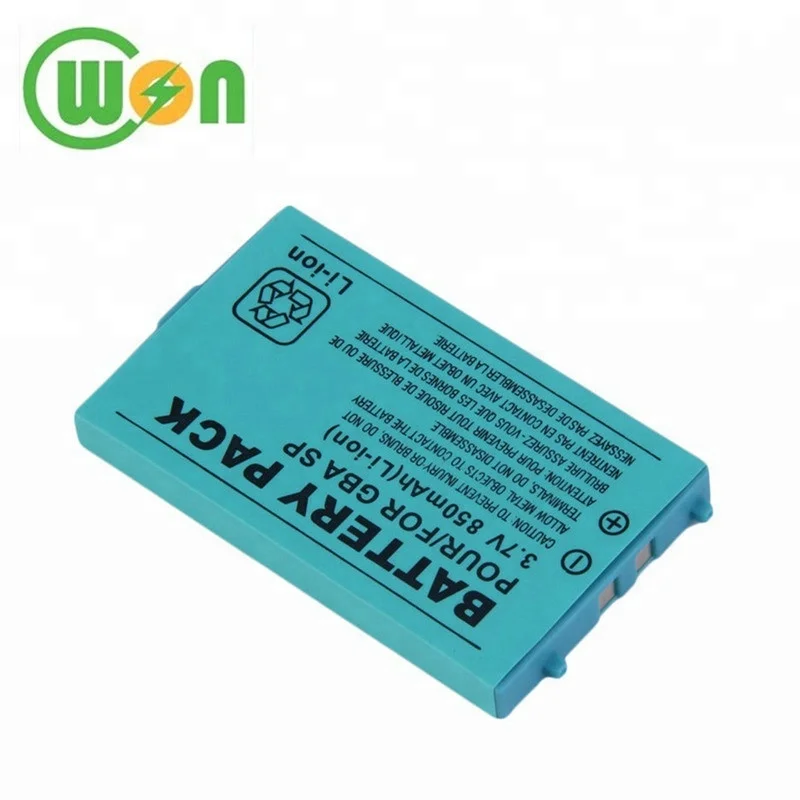 Gba Sp Battery 3.7v 500mah Li-ion Replacement Battery For Nintendo ...
