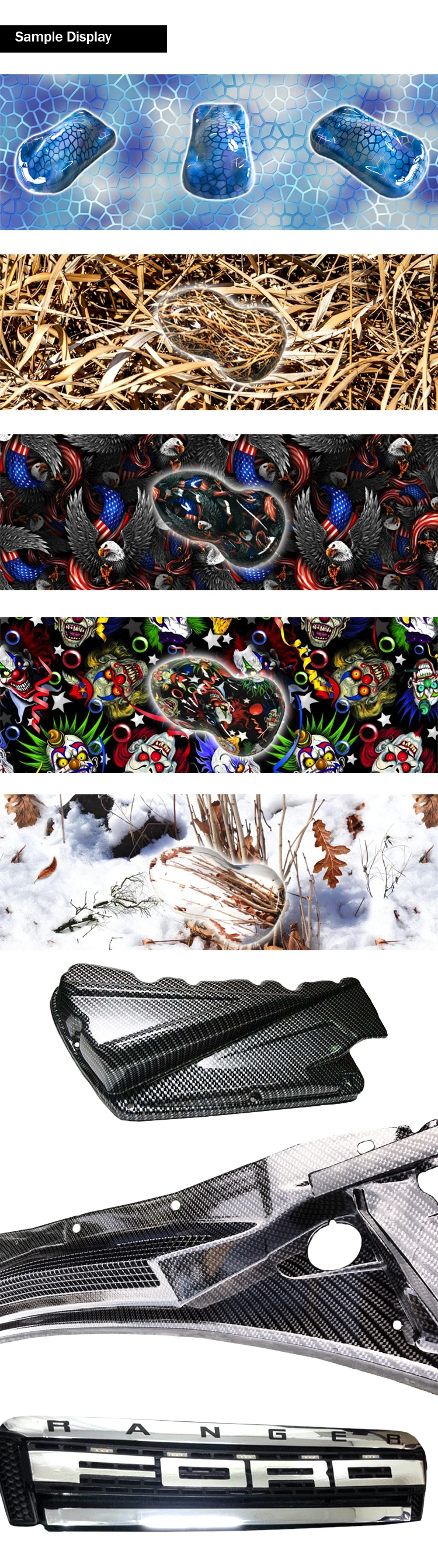 Shapes by Hydro - Speed Shape for Car Painting Hydro Dipping