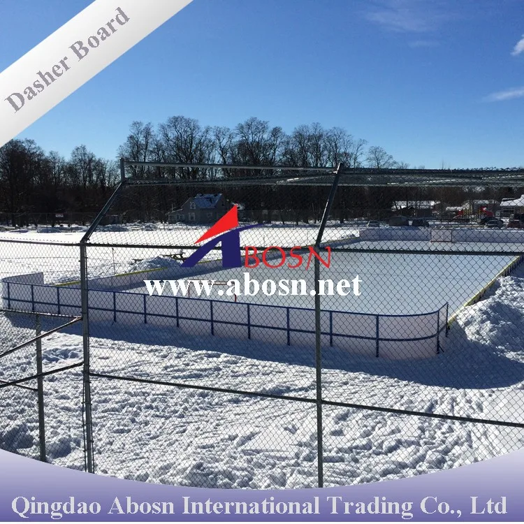 Wear Resistance Ice Roller Skating Rink Dasher Board For Hockey ...
