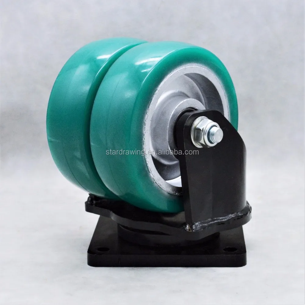 Ss Dual Wheel Agv Caster Wheels Small Radius 800kg 6 Inch Dia - Buy Agv ...