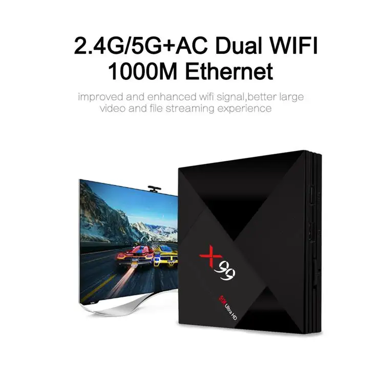 X99 RK3399 Android TV Box - Quad Core, 4GB RAM, 64GB ROM