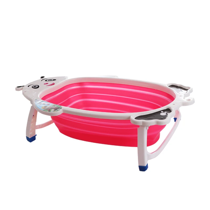2018 New Design Baby Bath Basin/space Saving Plastic Baby Bath Tub ...