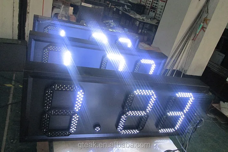 Double Sides Digits Led 7seg 12inch Led Gas Price Sign| Alibaba.com