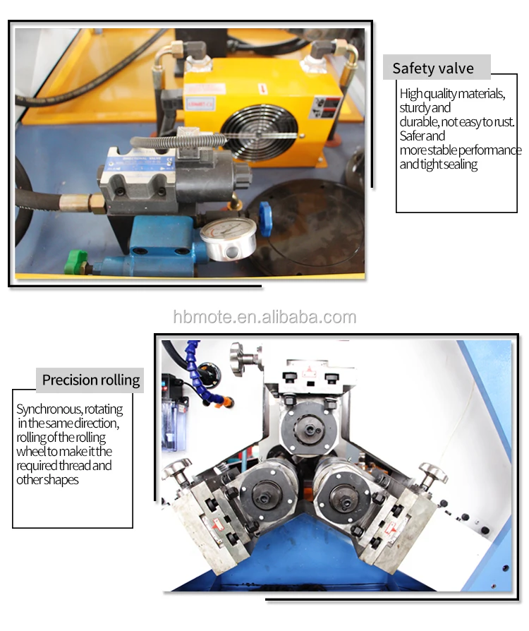 Thread Rolling Machine With 3 Roller Three Die Thread Rolling Machine ...
