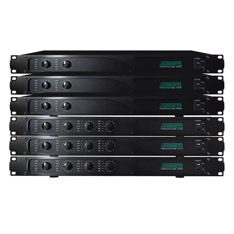 DSPPA DA2 Series PA System - Efficient 2 Channel Amplifiers