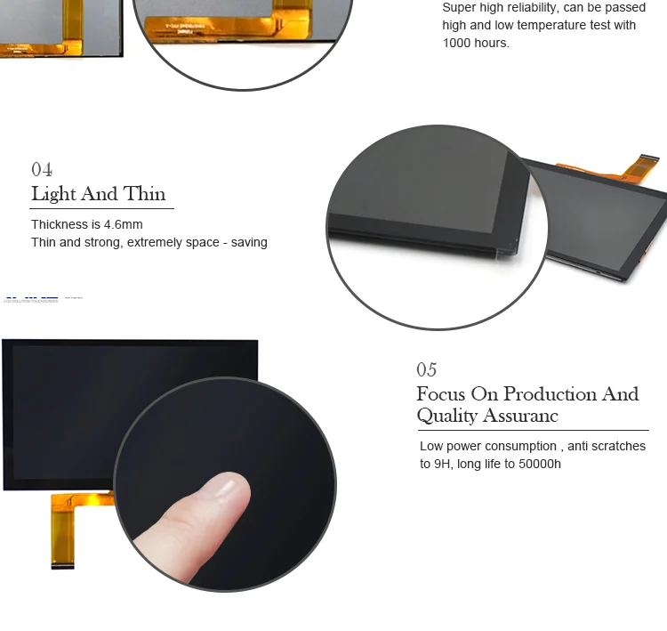 1024x600 Resolution 30 Pin 7 Inch Mipi Dsi Interface Tft Lcd Display ...