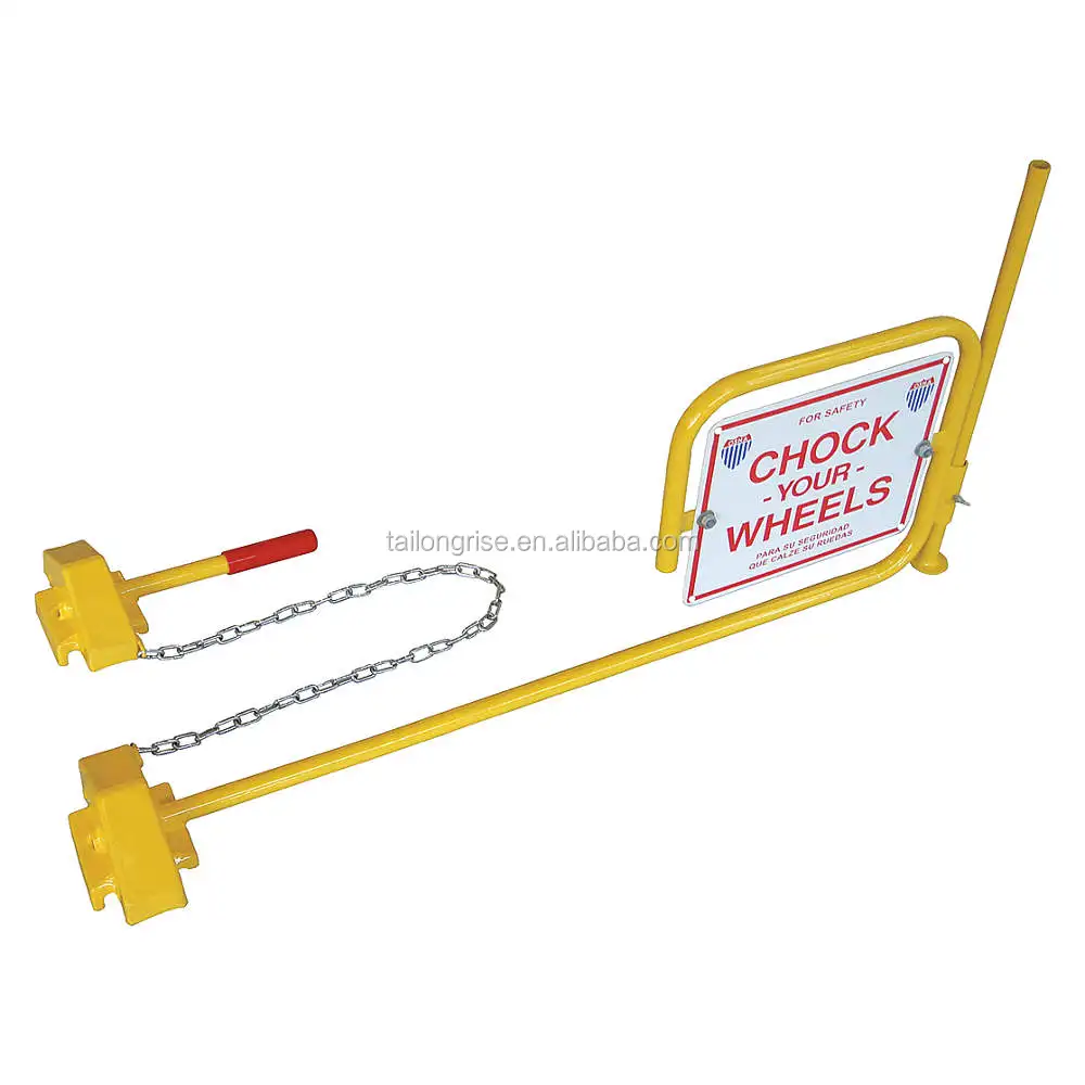 Universal Steel Rail Chock - Secure Your Wheels Efficiently