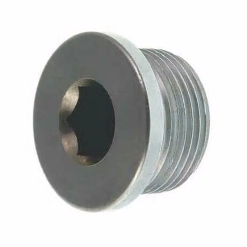 M16 M30 Grade 4.8 Zinc Plated Carbon Steel Oil Pipe Plug Hex Socket ...